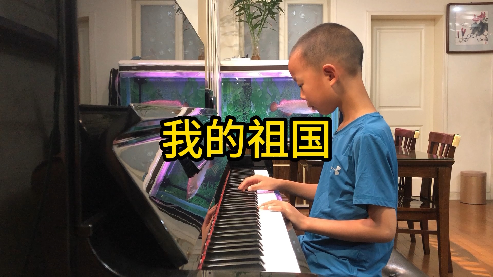 《我的祖国》乔羽词、刘炽曲,郭兰英演唱歌曲,老铁钢琴国庆假期录制 青军的老铁 青军的老铁 哔哩哔哩视频