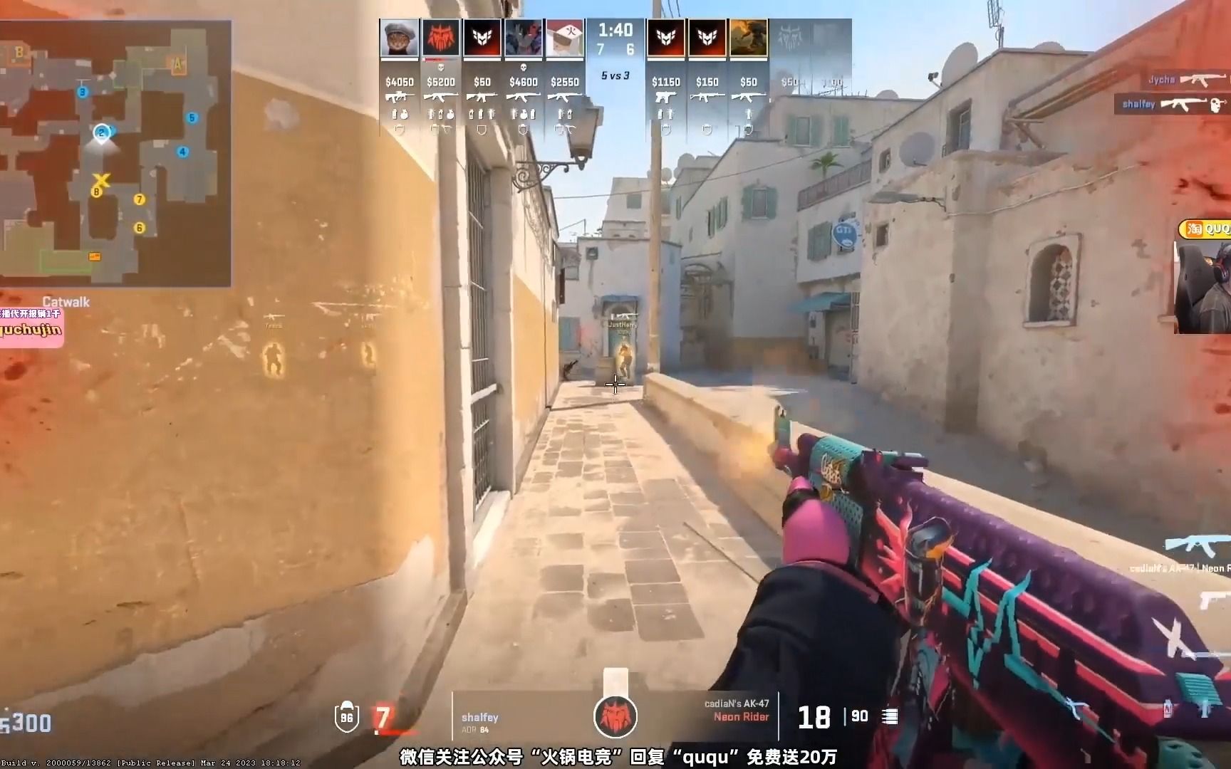 [起源2饰品]AK-47 霓虹骑士,总体更有质感;起源2展示|CS2|CSGO2-Cloud_CS2-Cloud_CS2-哔哩哔哩视频