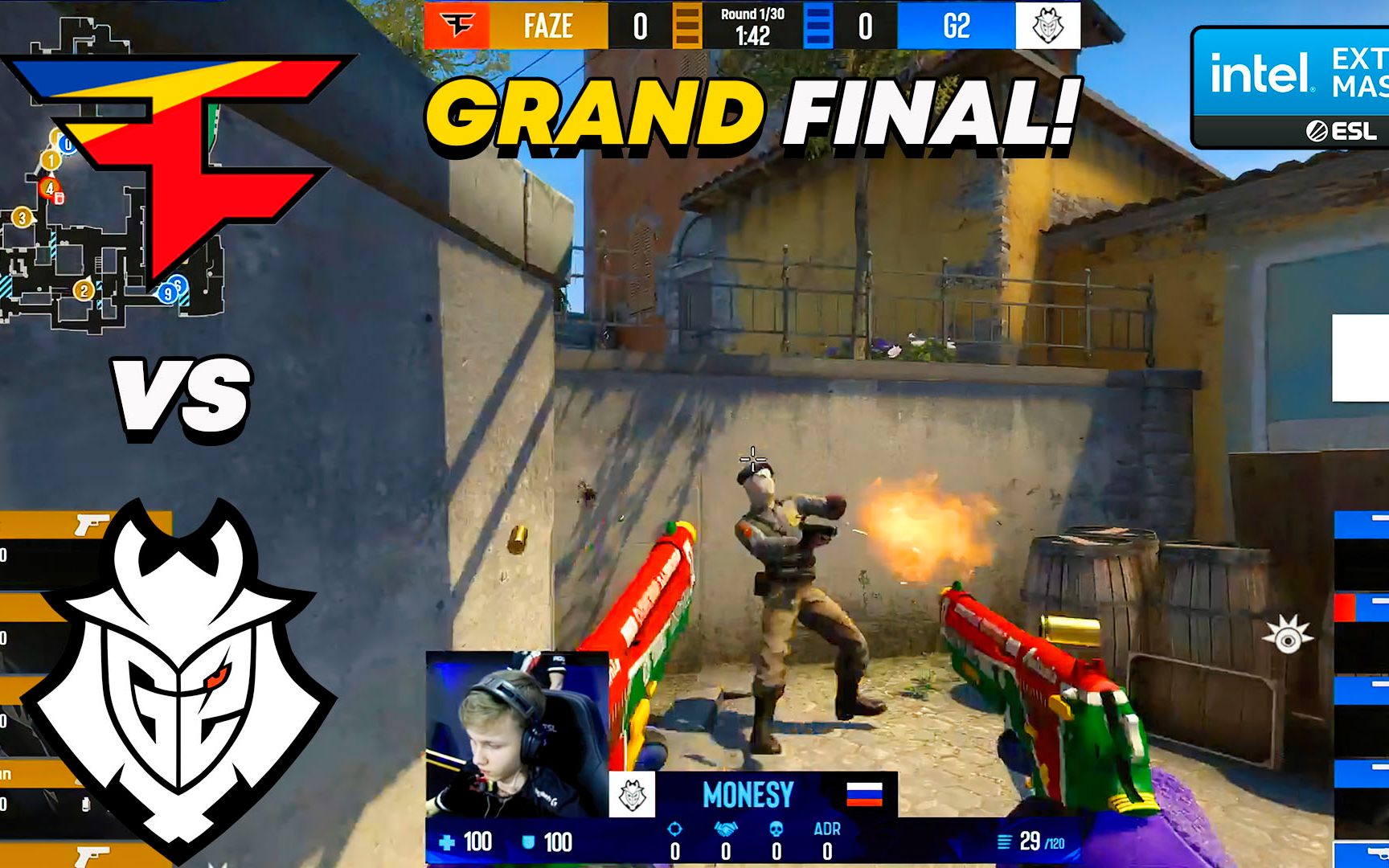 【CS:GO】决赛 G2 vs FaZe - IEM Katowice 2022 - 赛事系列高光时刻_反恐精英_集锦