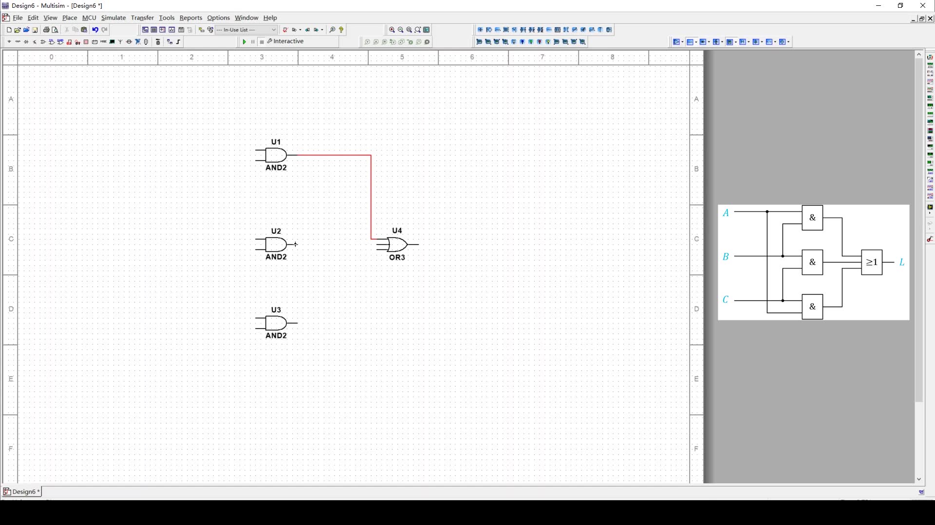 multisim 仿真 - 06 组合逻辑电路仿真_哔哩哔哩_bilibili