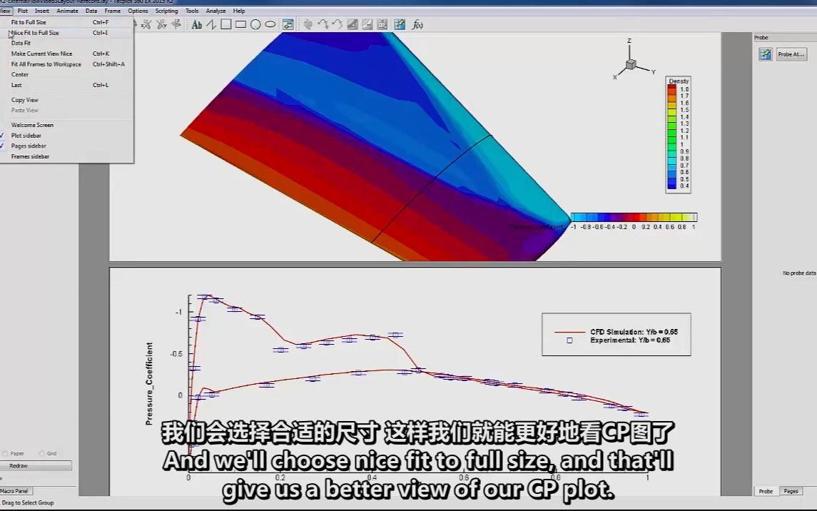 Tecplot 压力系数Cp实验与模拟数据 切片数据的提取_哔哩哔哩_bilibili