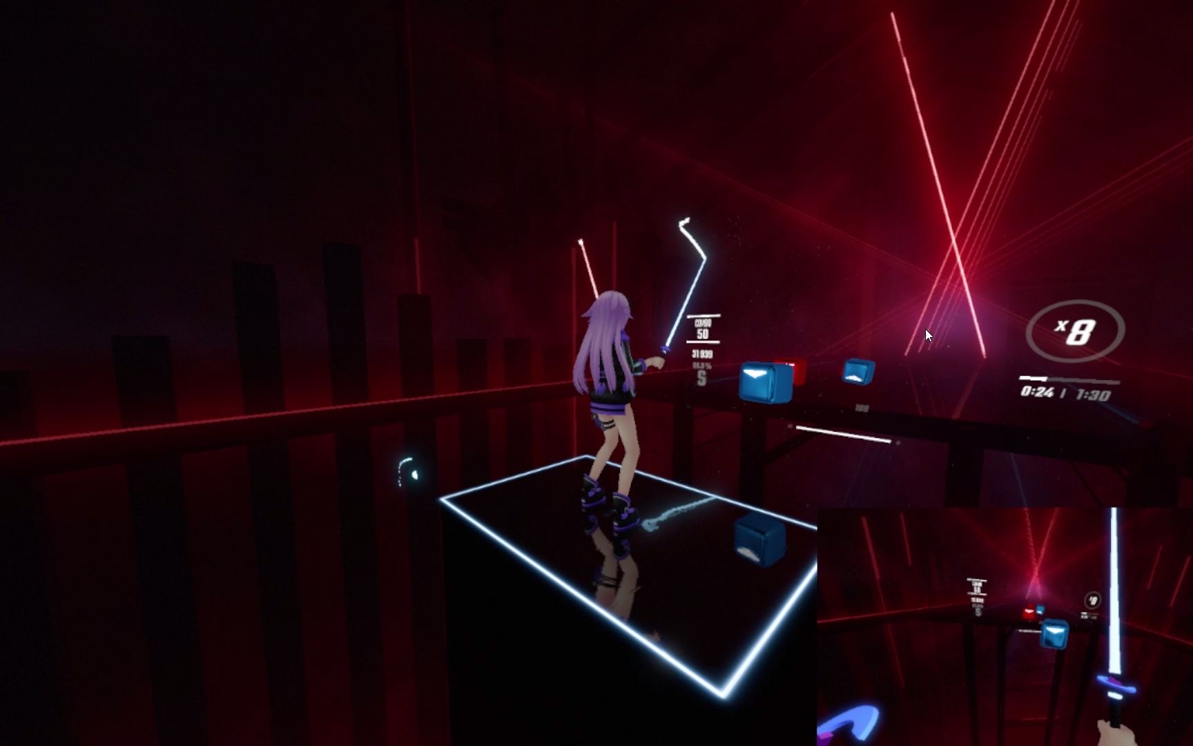 pico4无线串流节奏光剑_哔哩哔哩bilibili_节奏光剑