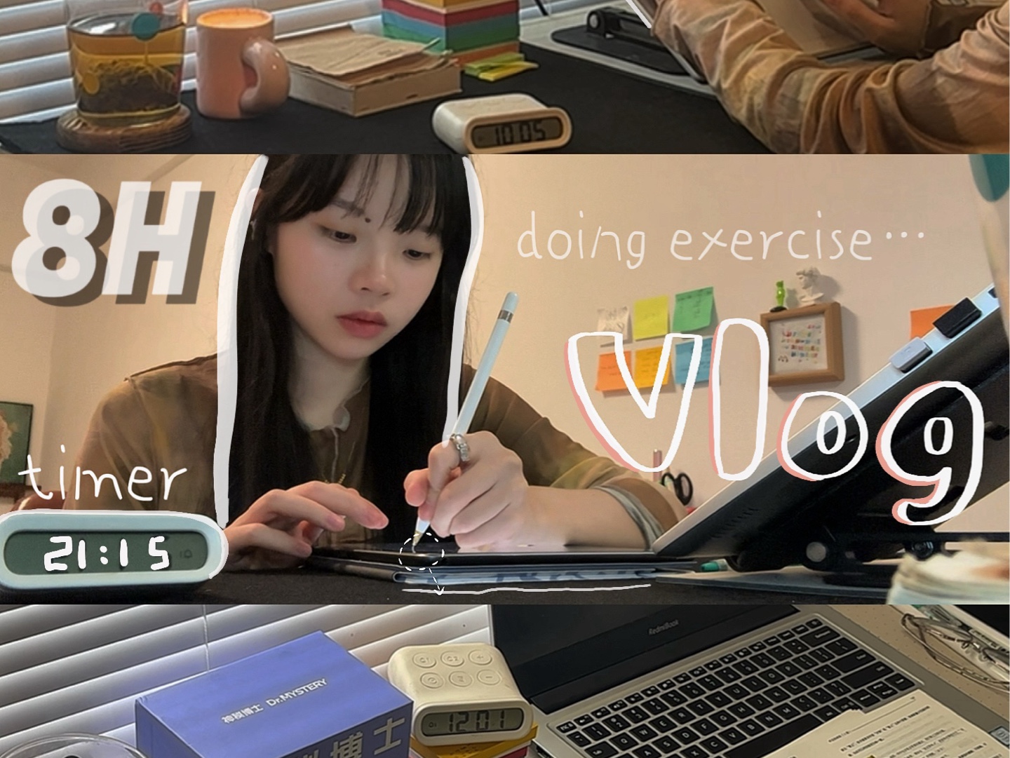 study vlog:阴雨天窗边学习 | 雷打不动学8h | 高能量心态转变 | 成年人的小感慨-小盐吧啦-小盐吧啦-哔哩哔哩视频