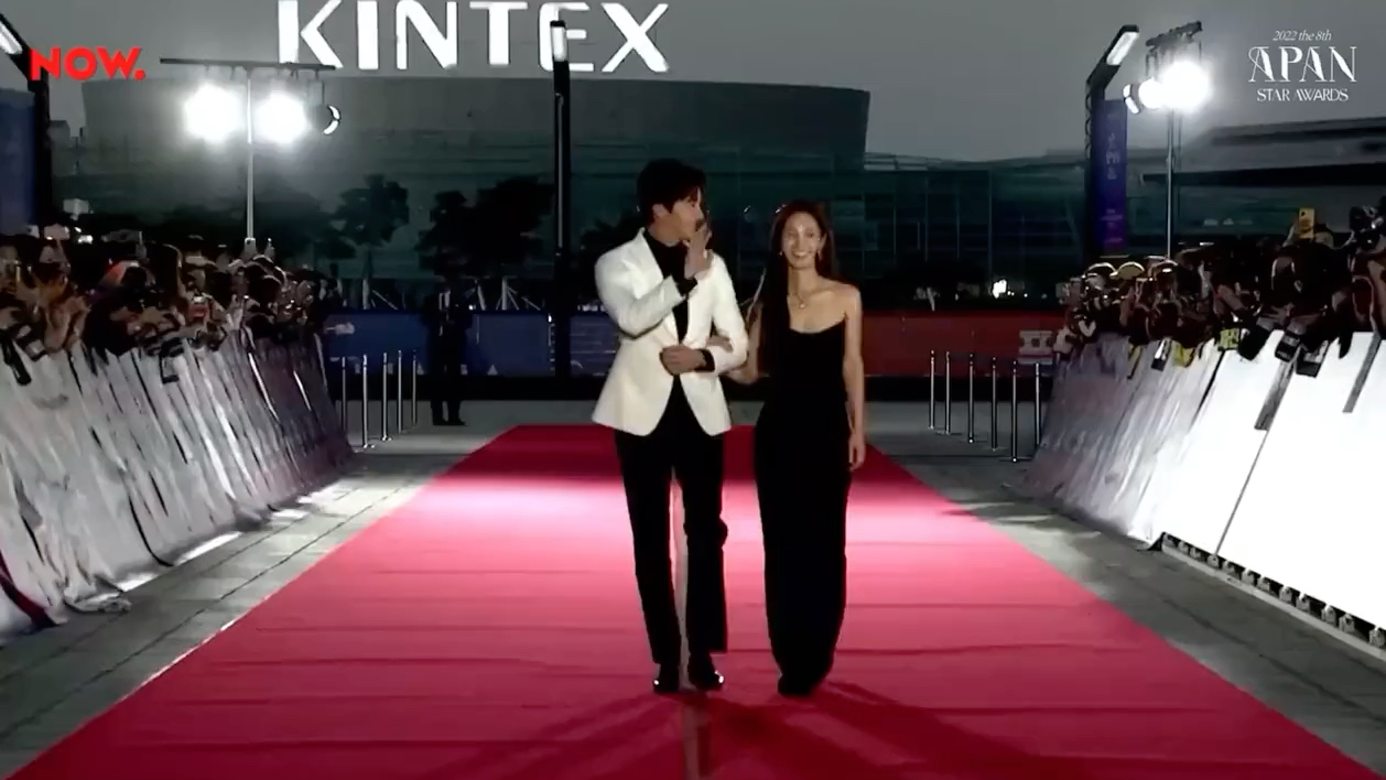 【丁一宇×权俞利】2022 APAN Star Awards 颁奖礼 红毯部分 + 饭拍视频几则_哔哩哔哩_bilibili