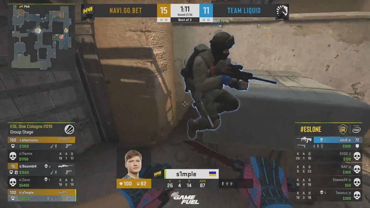 【CSGO】s1mple 2019 集锦（精彩及搞笑时刻）_哔哩哔哩_bilibili
