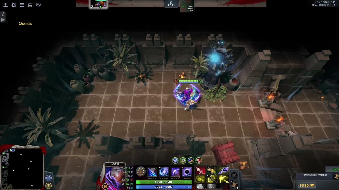 [DOTA2-RPG]-Boss生存冒险-排行榜单人首通-[敌法师传奇-by.AaWcC。]-简单-3.9.6_哔哩哔哩_bilibili