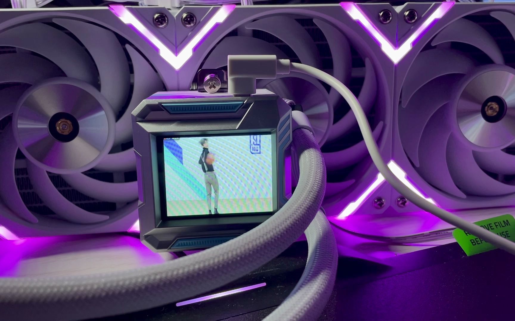 VK E360水冷头看动画之EVA篇 附rog败家之眼动画