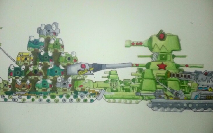 坦克世界动画，kv44 45最后一战_哔哩哔哩_bilibili