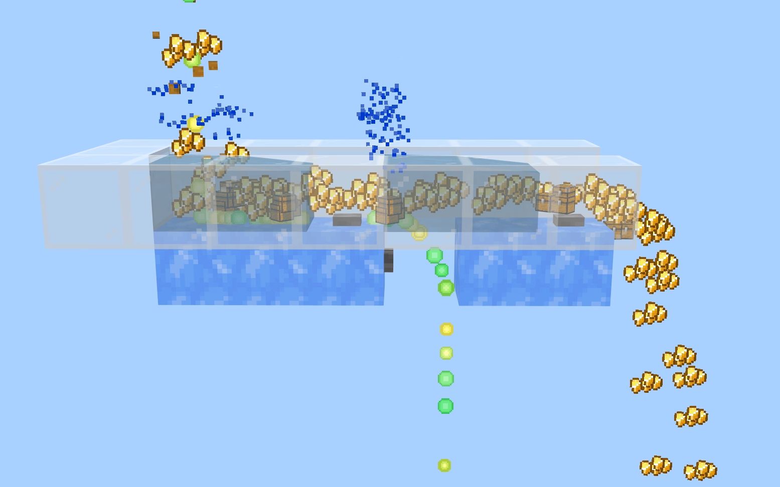 [MCBE][水的艺术]ep.1掉落物/经验球分离模块_哔哩哔哩_bilibili
