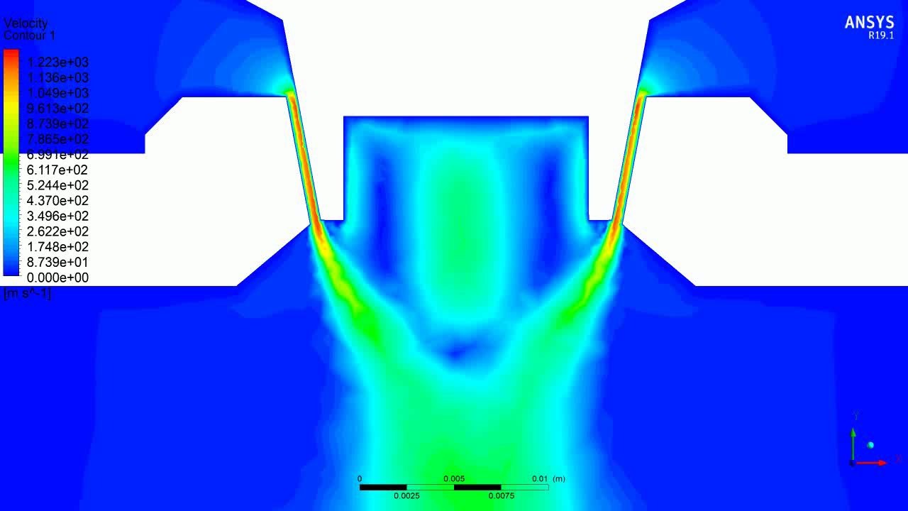 喷嘴处的速度云图---CFD-POST处理_哔哩哔哩_bilibili