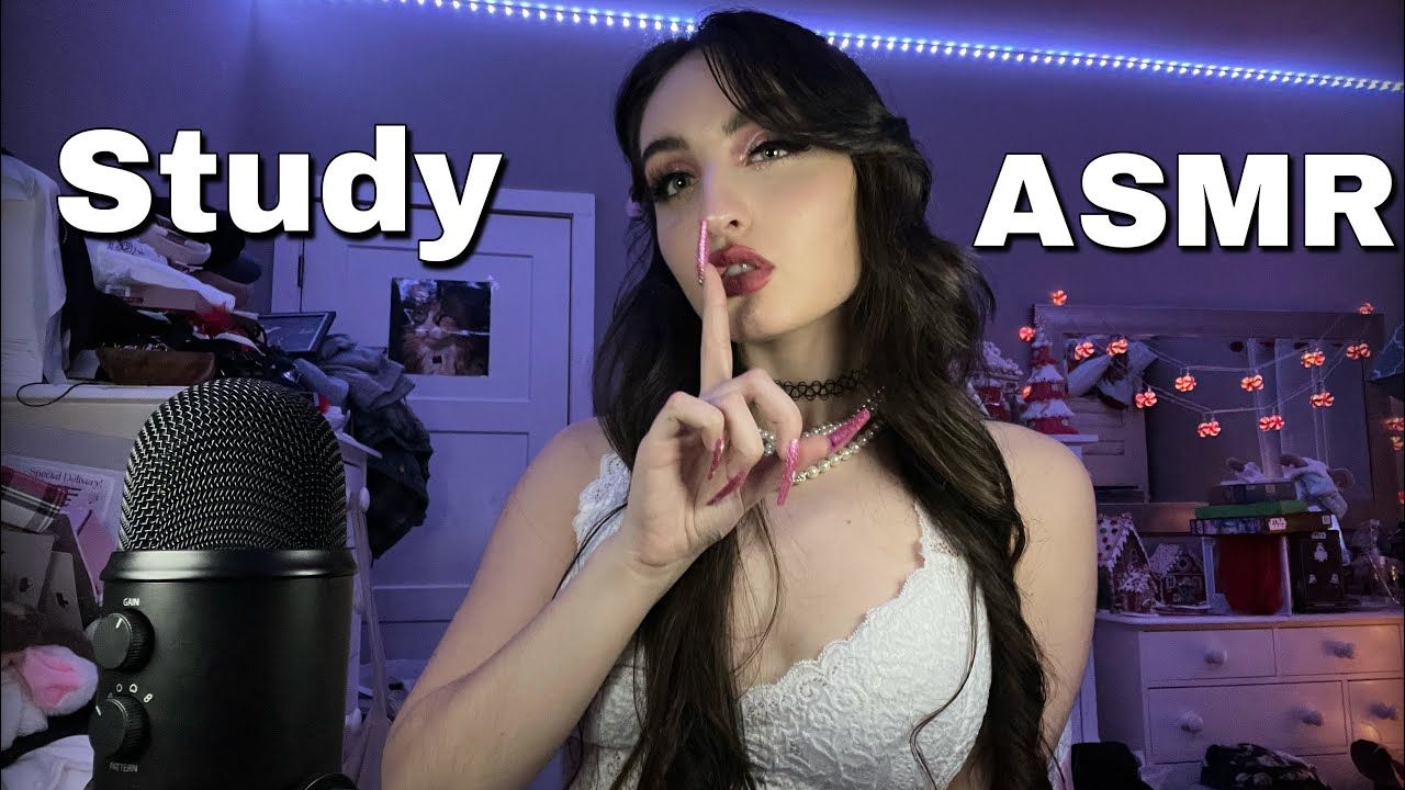 Study Background ASMR ( NO TALKING ) Soothing Relaxing Fast Triggers-属骆驼的人-属骆驼的人-哔哩哔哩视频
