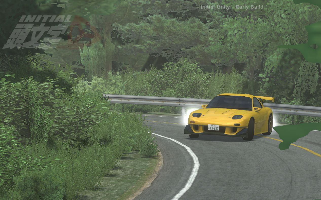【Initial Unity】头文字D Unity引擎同人游戏试玩 RX-7 FD3S 秋明/椿线/伊吕坡/妙义下山_单机游戏热门视频