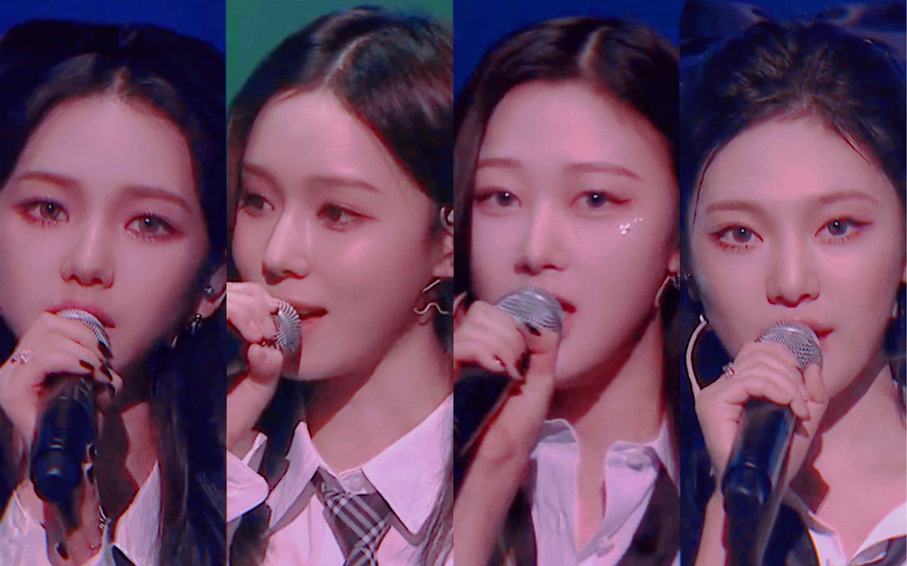 【中字现场】aespa演唱会手持麦演绎新曲 I'm Unhappy_哔哩哔哩_bilibili