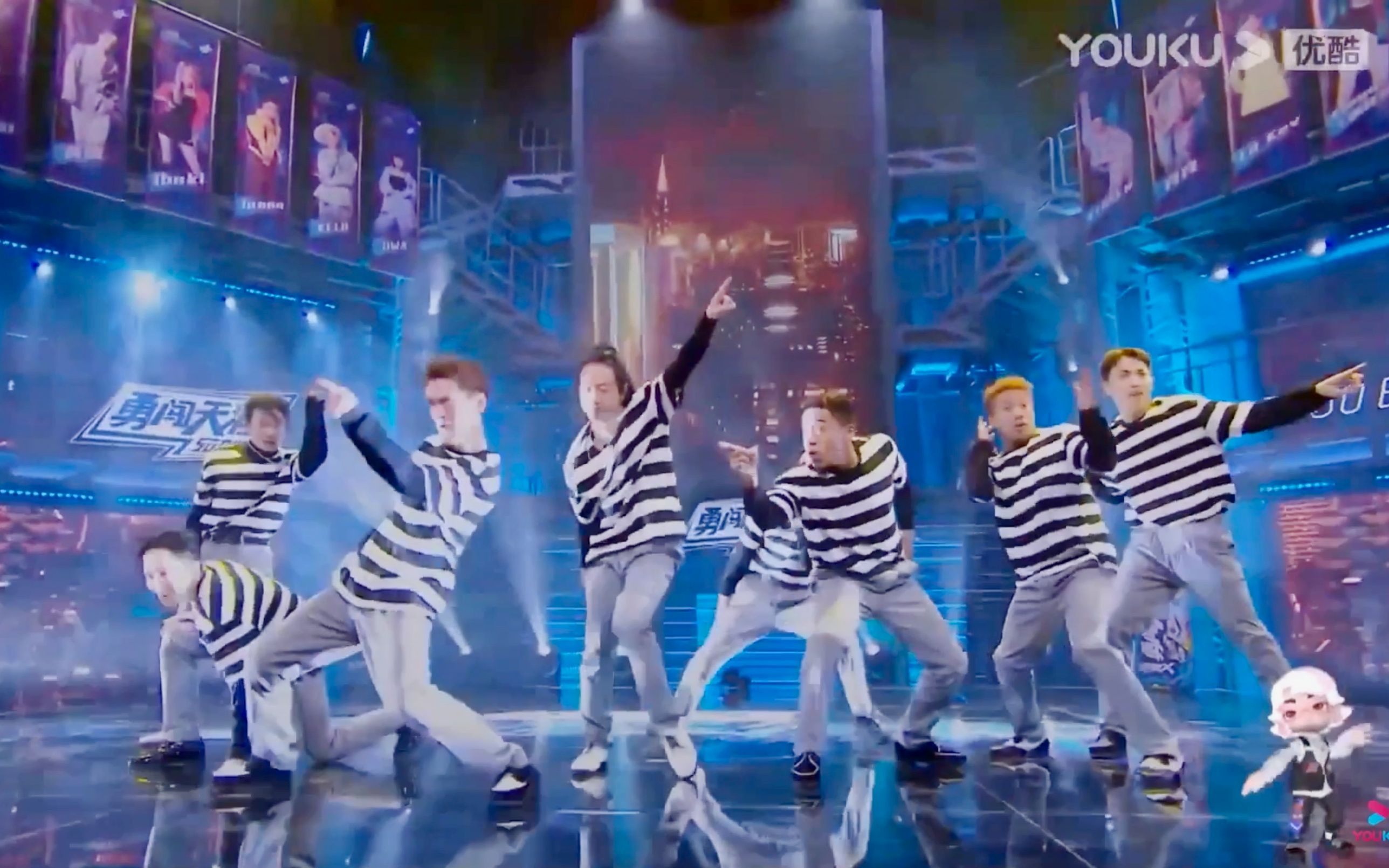 【这！就是街舞4】Locking特别表演《Hilty&Bosch"HB"xGOGO BROTHERSx肖杰x阿伟x鱼丸xLingo》_哔哩哔哩_bilibili