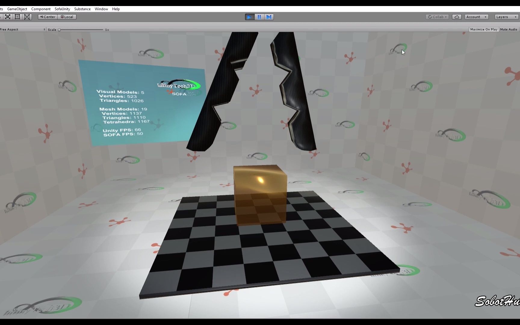 SOFA Framework和Unity3D的结合_哔哩哔哩_bilibili