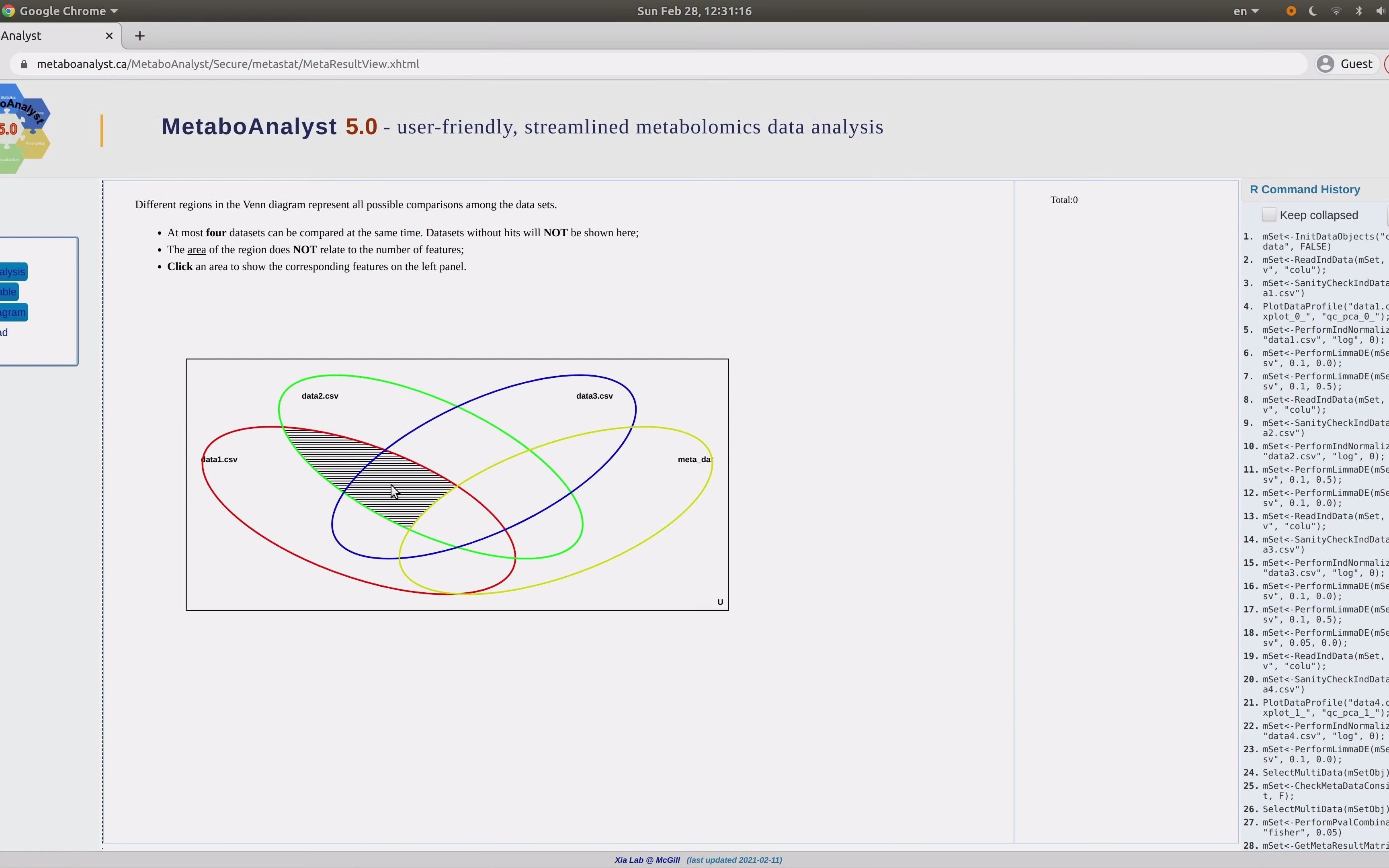 MetaboAnalyst 5.0 - Statistical Meta-analysis_哔哩哔哩_bilibili