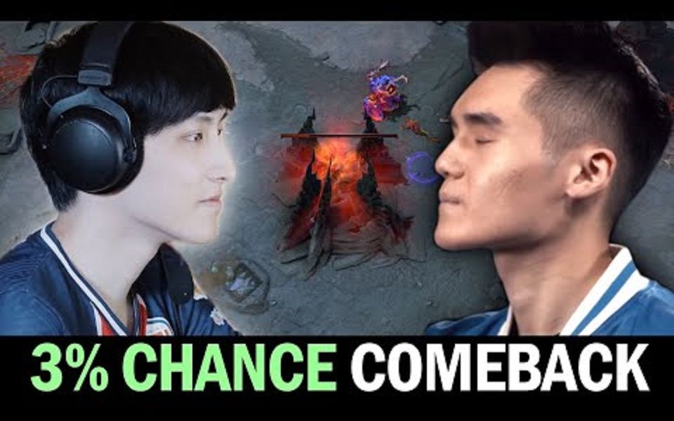 [Dota2] 只有3%的胜率能否翻盘？Ame 水人对阵Sccc 沙王！！_DOTA2