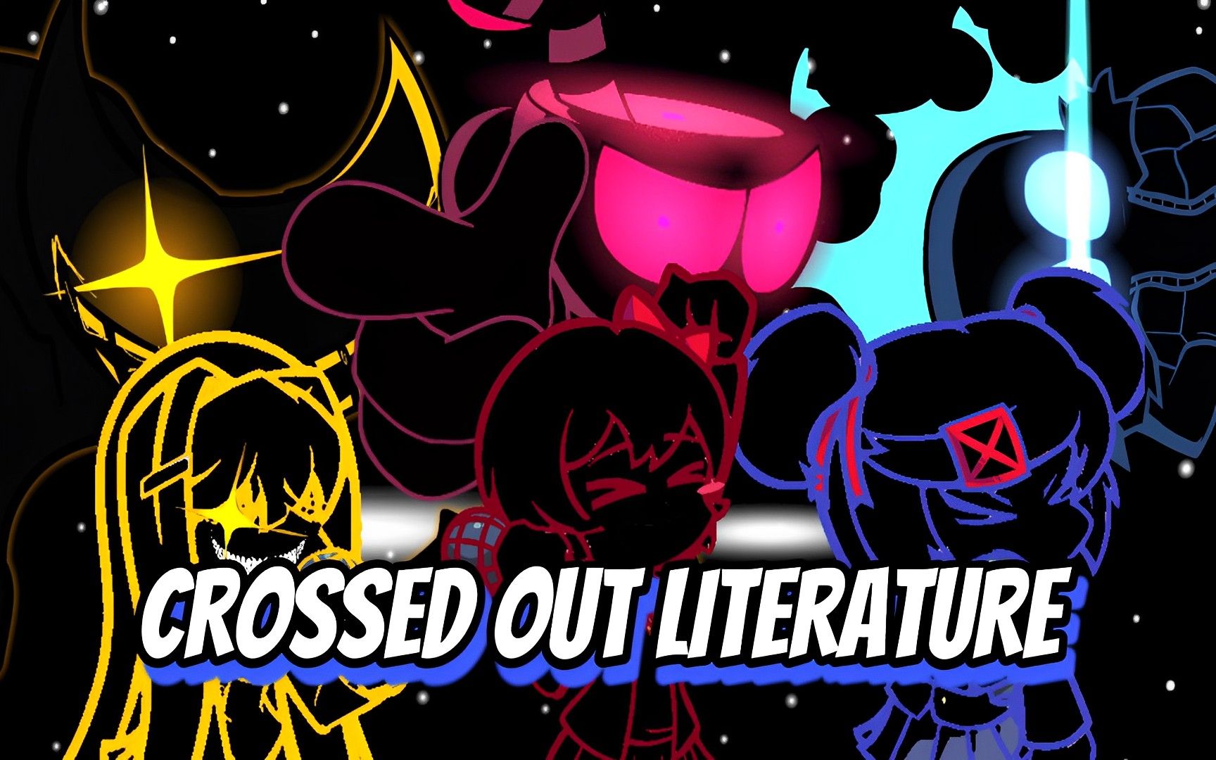 FNF Crossed Out - GF Vs. The Trio!【Trake, Tactie, Cathie & GF Sings Crossed Out】