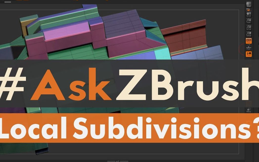 #AskZBrush: “How can I add resolution to areas on a mesh without def_哔哩哔哩_bilibili