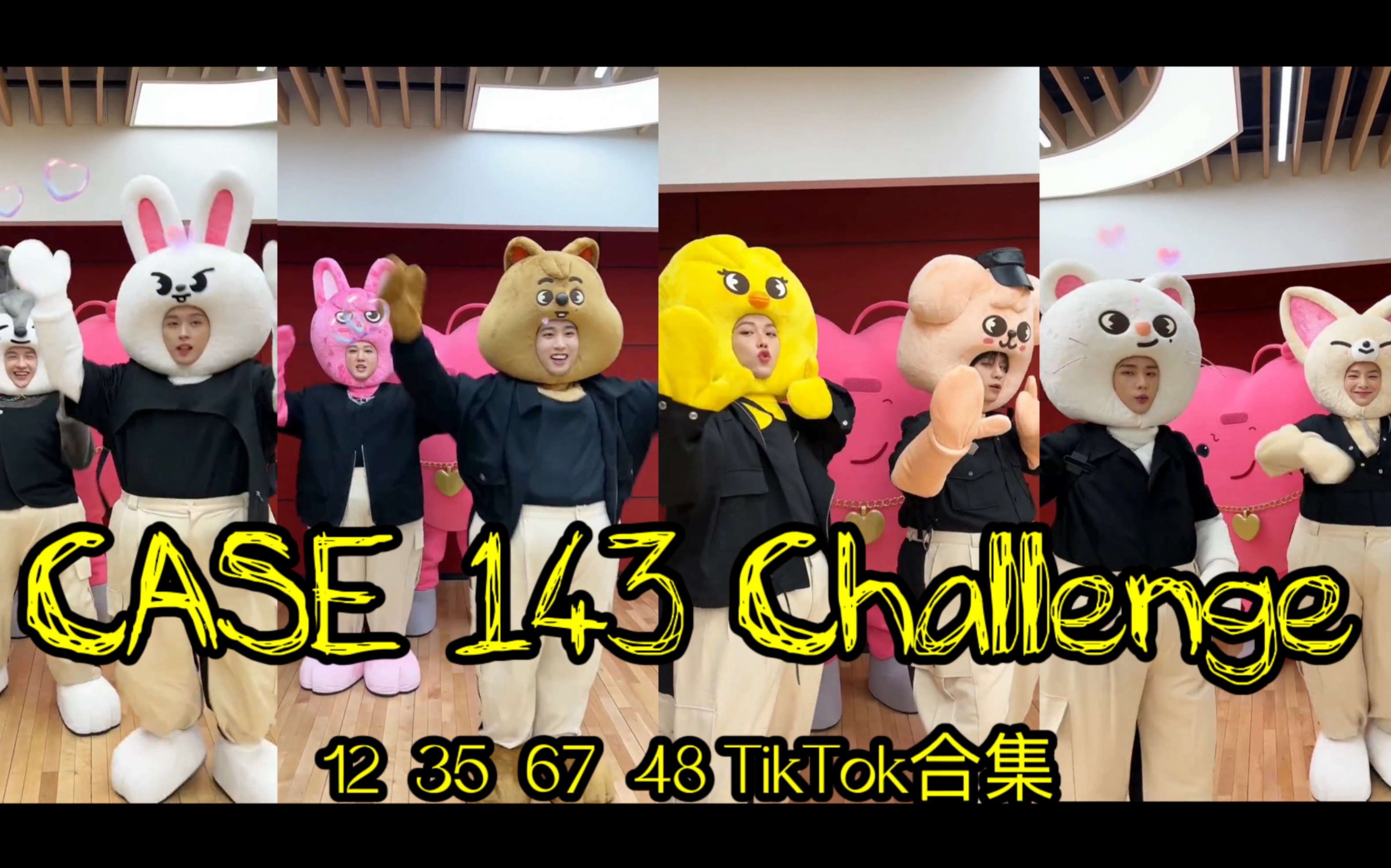 【Stray Kids】CASE 143 挑战 12 35 67 48 4K高清合集 221005 SKZ官方TikTok更新_哔哩哔哩_bilibili