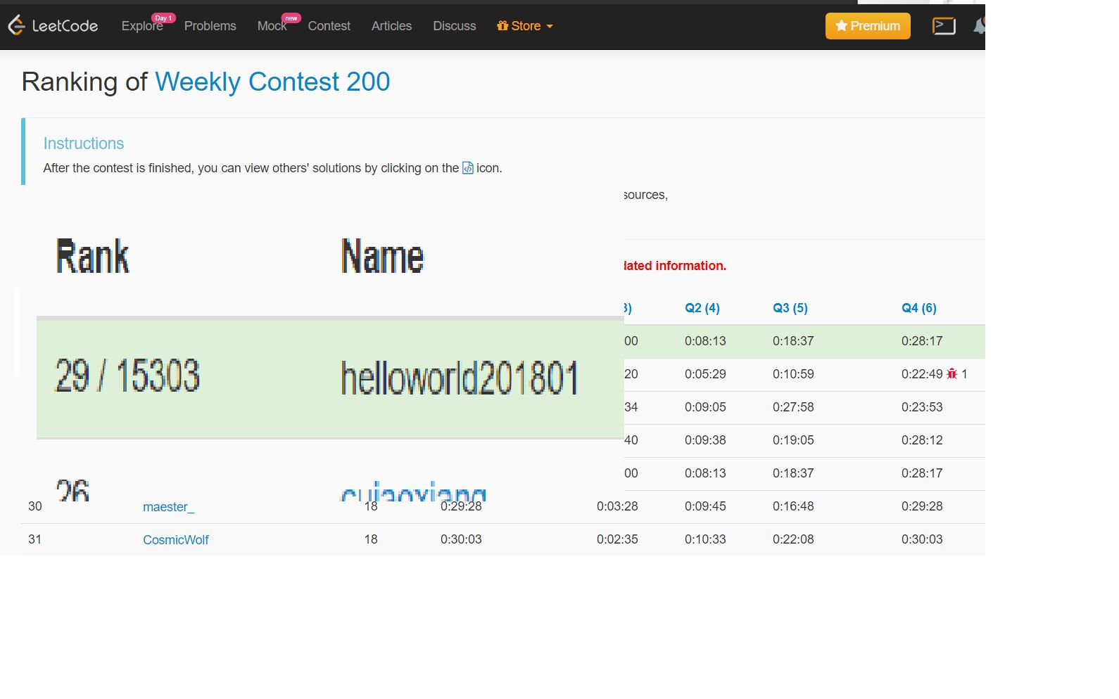 leetcode周赛200 前100名 半小时收工_哔哩哔哩_bilibili