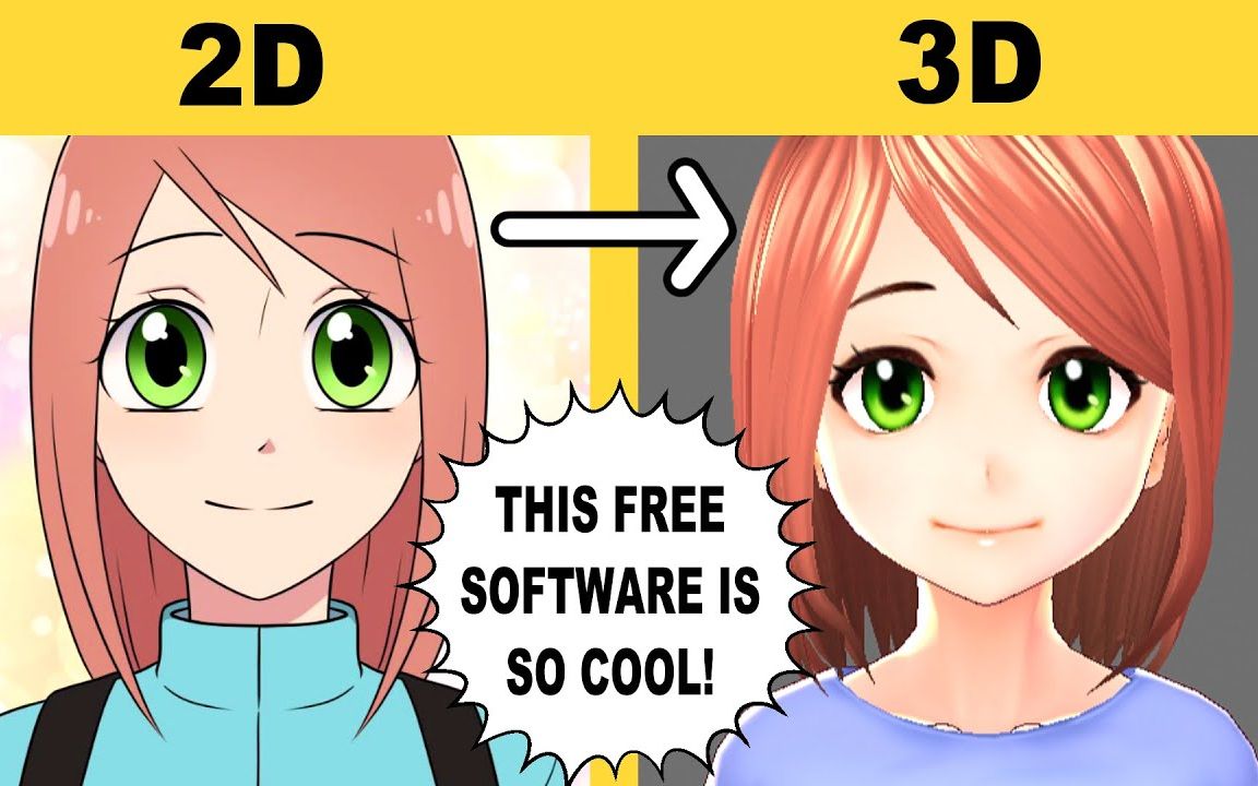 【VRoid Studio】轻松让你的2D绘画变成3D模型_哔哩哔哩_bilibili