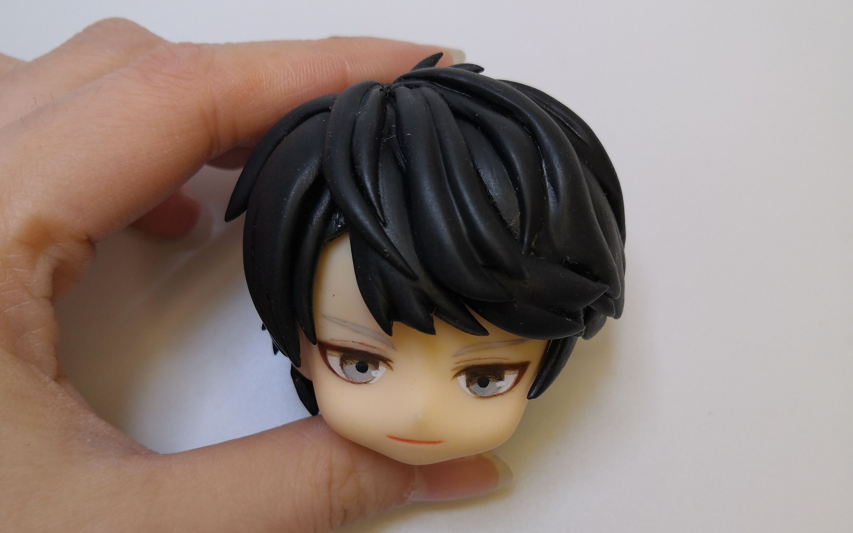 【软陶】ob11 gsc头发可拆分_哔哩哔哩_bilibili