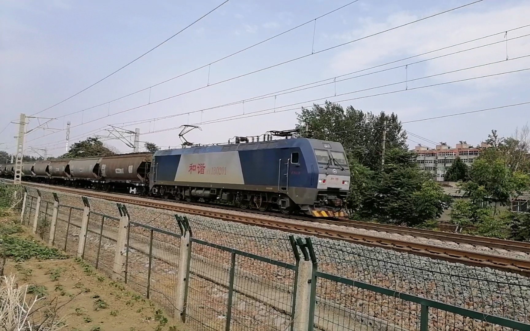 孟宝线HXD1B货列合集_哔哩哔哩_bilibili