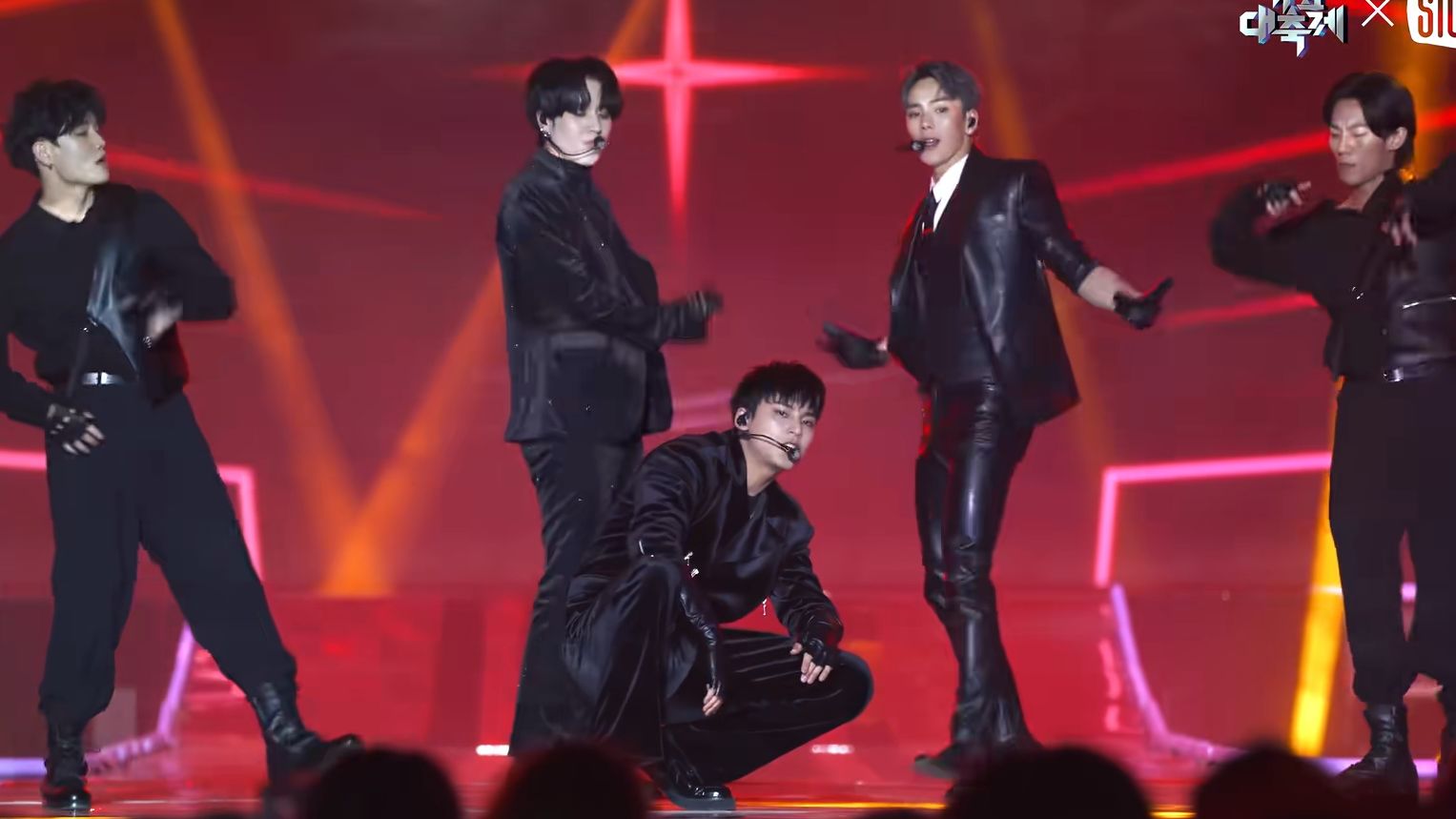 【4K直拍】珉奎 + 有谦 + shownu 年末合作舞台 HIP SONG - 191227 KBS 歌谣大祝祭-Dannie4l5-Dannie4l5-哔哩哔哩视频