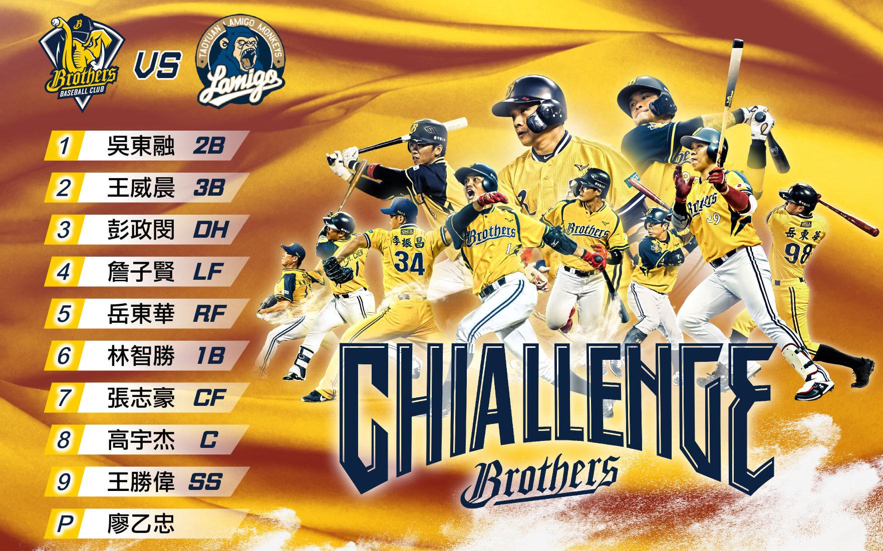 「CPBL 台湾大赛G2」2019.10.13 中华职棒总冠军赛 中信兄弟 vs. Lamigo桃猿_哔哩哔哩_bilibili