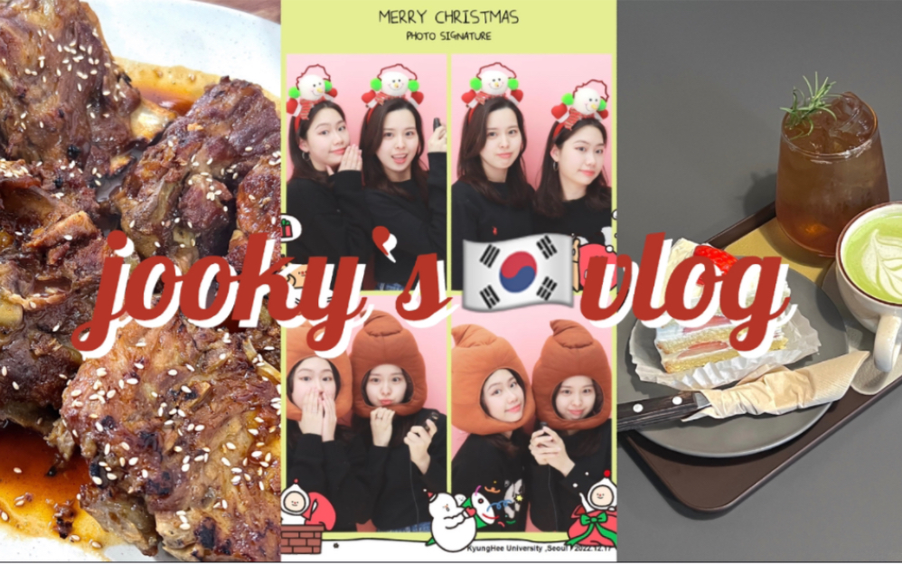 韩国留学gapyear｜清凉里烤排骨｜有小狗的咖啡店｜和新朋友的一天-爱吃泡菜炒饭的jooky-爱吃泡菜炒饭的jooky-哔哩哔哩视频