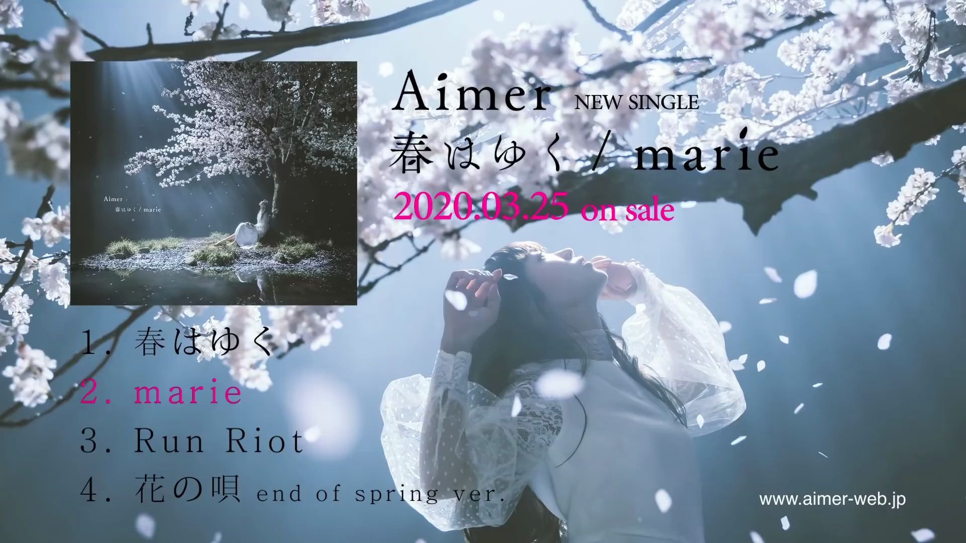 Aimer 『春はゆく』spring song_哔哩哔哩_bilibili