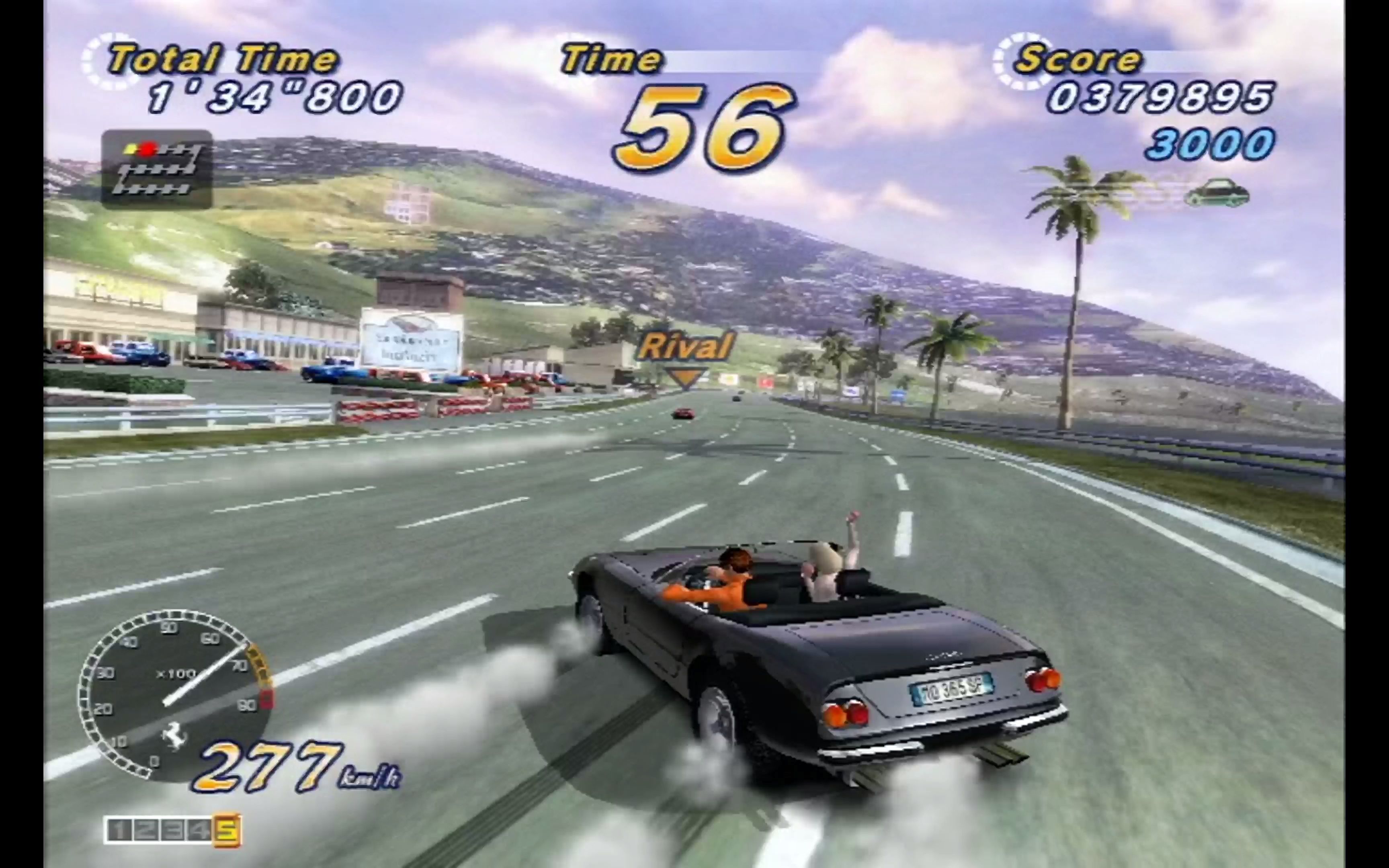 【Outrun2SP】Outrun Mode A~E 5条路线