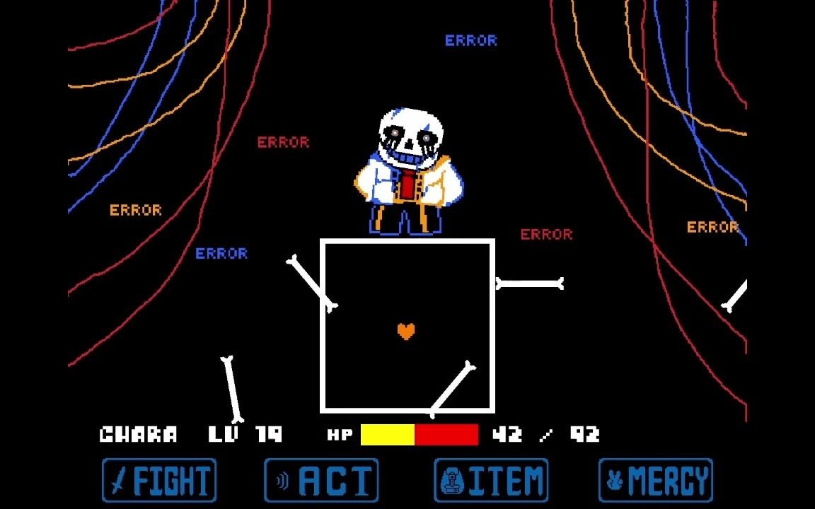 过于简单的fatal error404 sans通关_哔哩哔哩bilibili_UNDERTALEAU