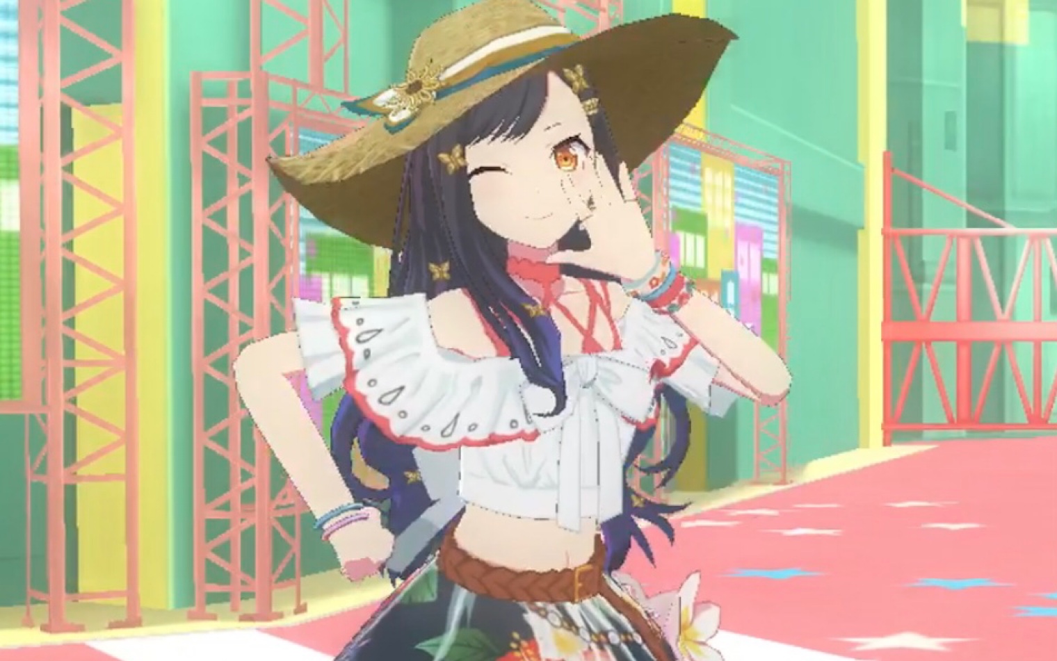 【pjsk】自留 vbs七月假日服装drop pop candy 白石杏solo音源_手机游戏热门视频