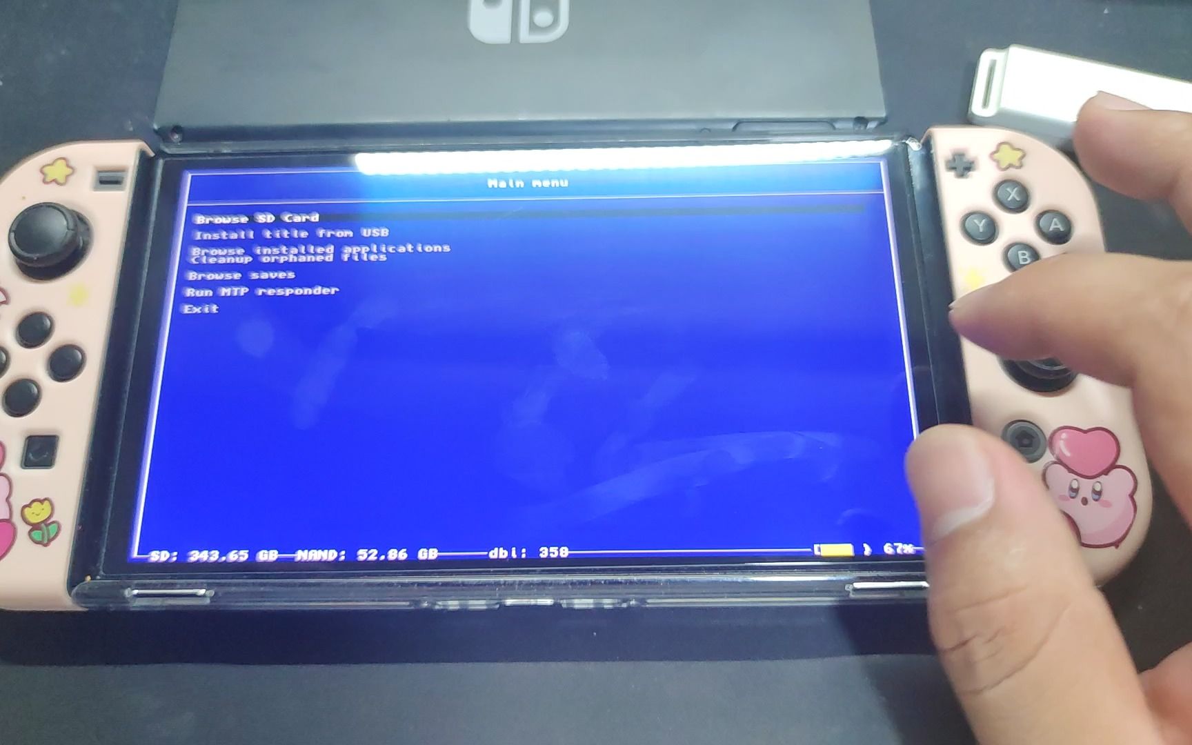 switch大气层系统通过DBI用usb安装游戏教程