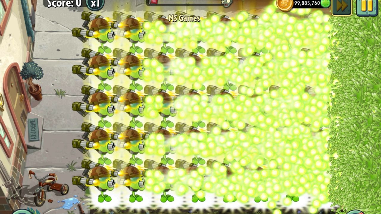 PvZ 2 强化 - 45 棵植物 最高等级 对抗 失落之城小鬼僵尸 等级 30 - 谁会获胜?-MSGames-MSGames-哔哩哔哩视频