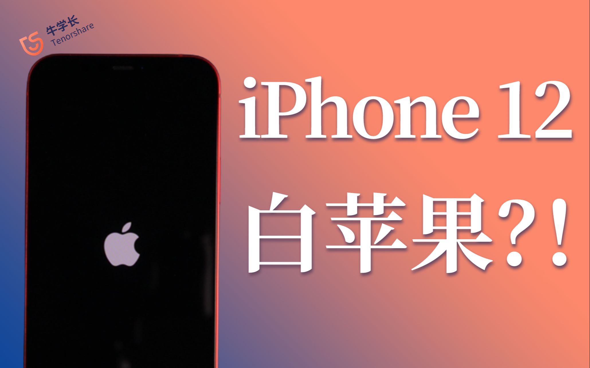【2021】iPhone12白苹果无法开机？终极解决教程，苹果用户必备！_哔哩哔哩_bilibili