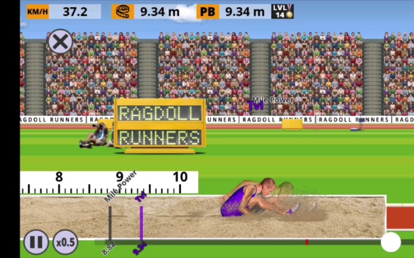 【Ragdoll Runners】当萌新手残错过10米的机会…