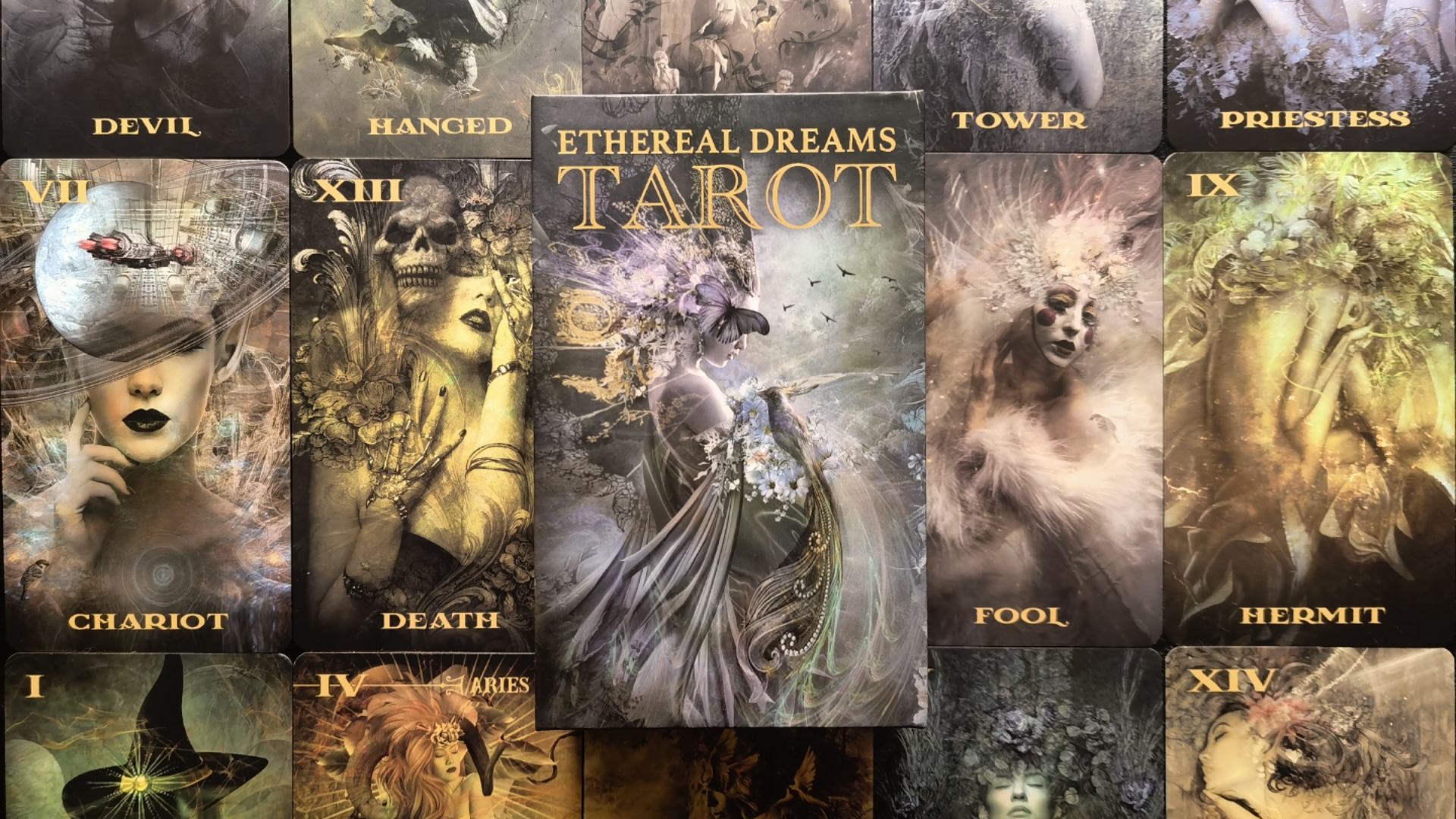 空灵之梦塔罗开箱 Ethereal Dreams Exquisite Tarot-ivily-w-ivily-w-哔哩哔哩视频