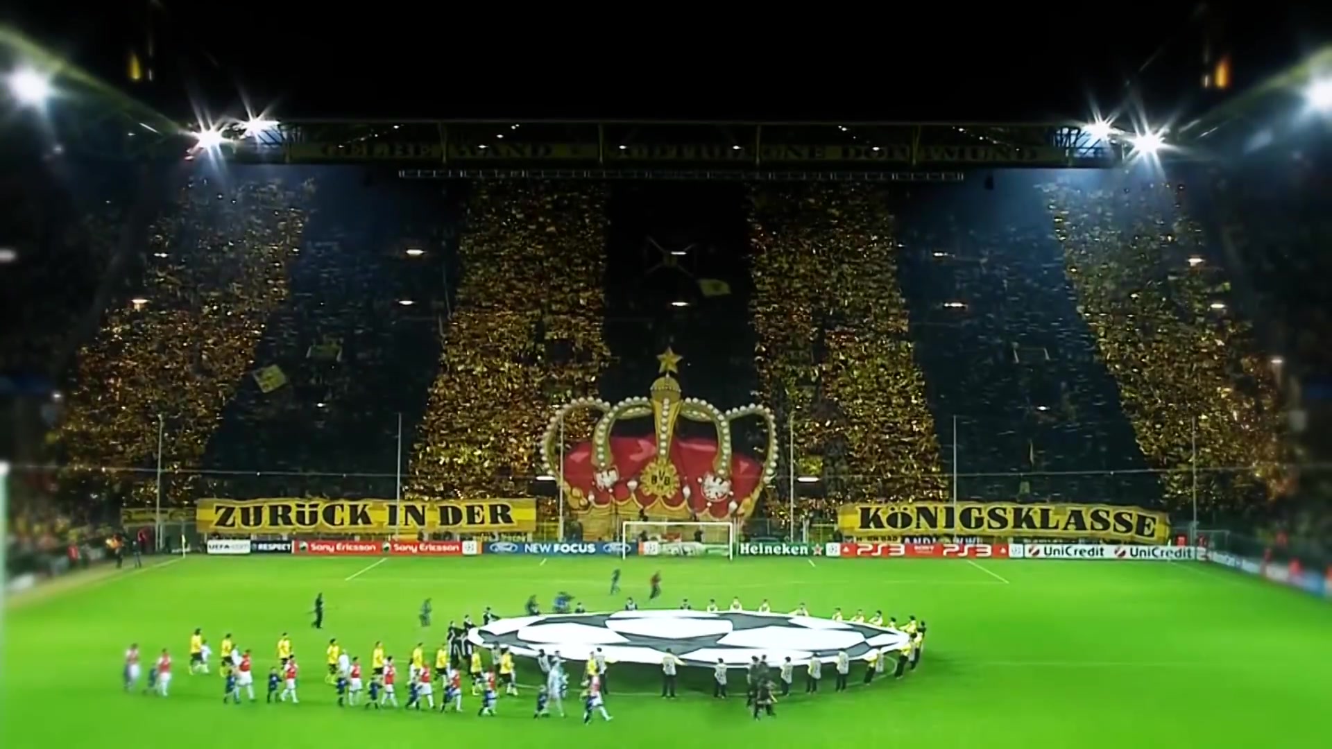 【BVB】那些年欧冠主场南看台的tifo_哔哩哔哩_bilibili