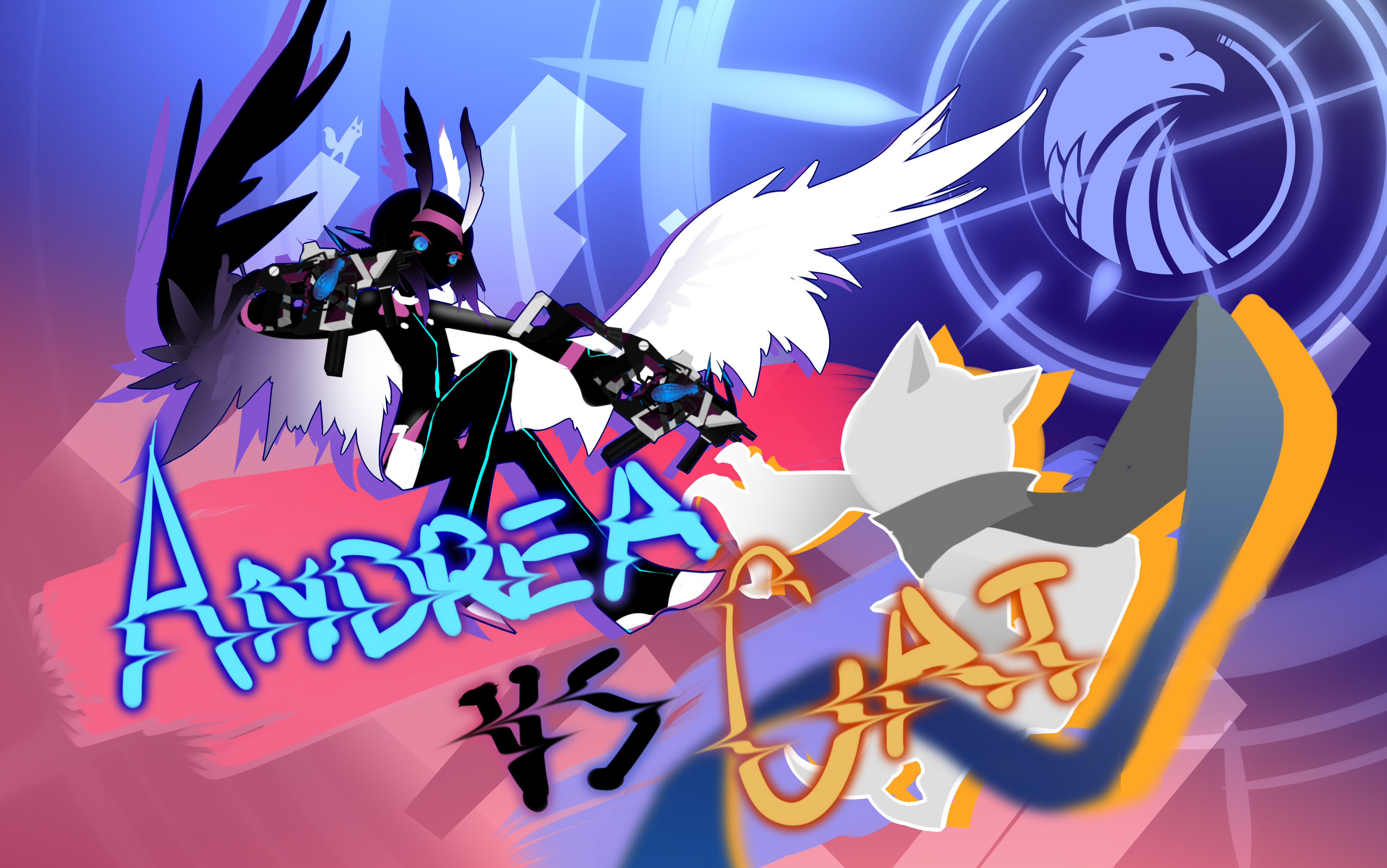 【火柴人】Clan War—神鹰组织vs音兵 Part3：Andrea vs Cat_哔哩哔哩_bilibili