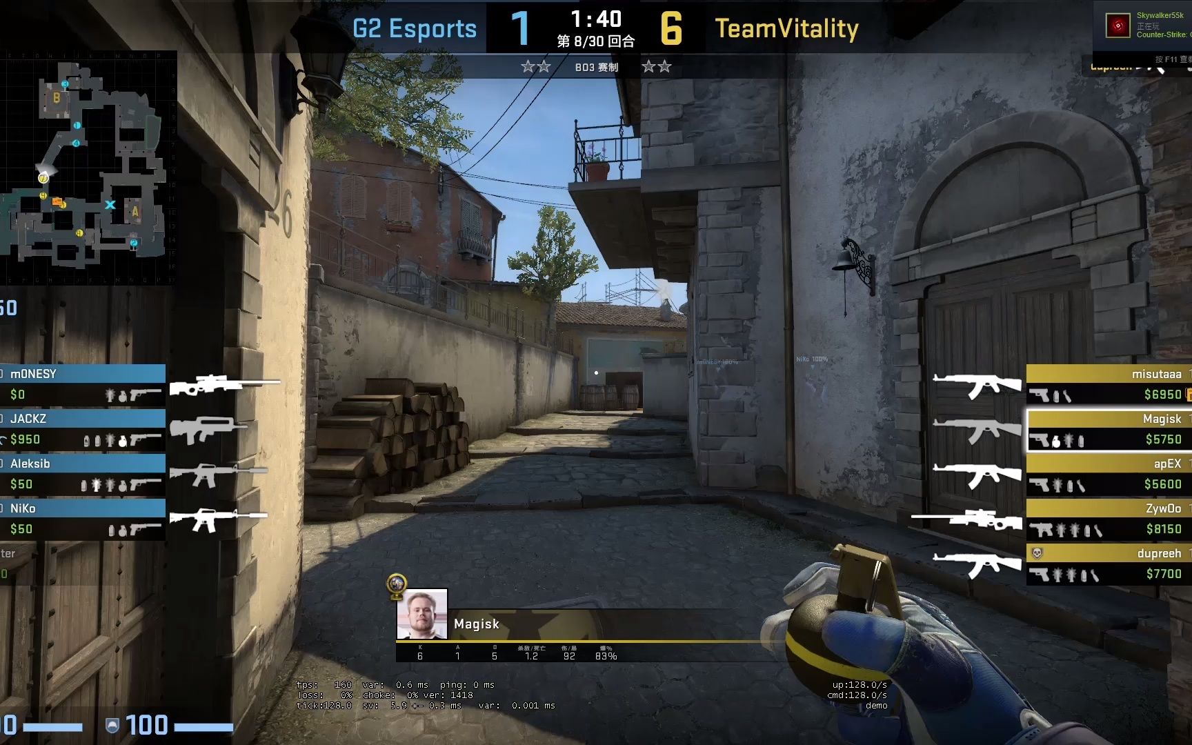 【CSGO】Magisk树位非预瞄歇逼位_哔哩哔哩bilibili_CSGO