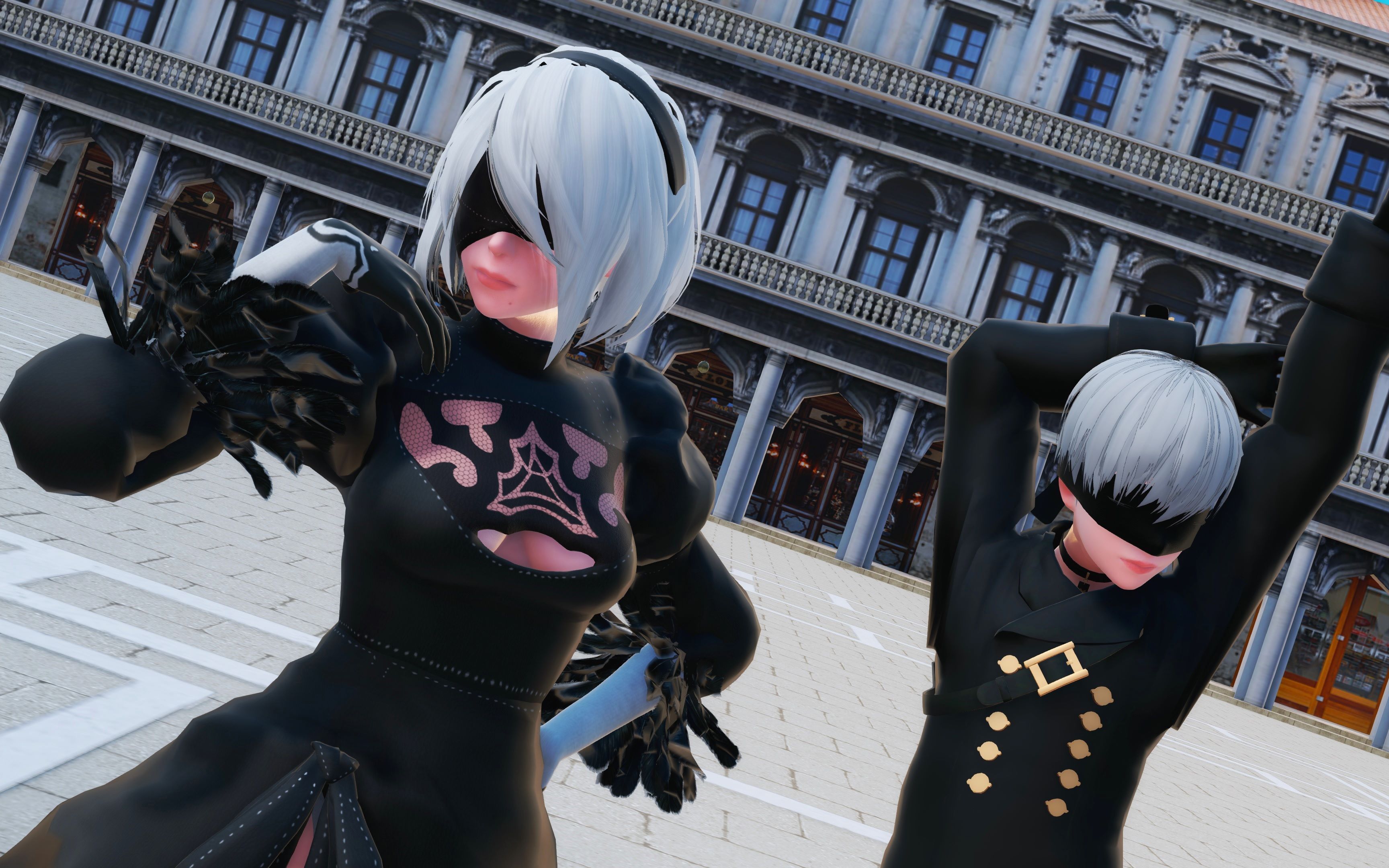 【MMD】Love Me If You Can【NieR Automata】2B小姐姐 9S 尼尔 机械纪元_哔哩哔哩_bilibili