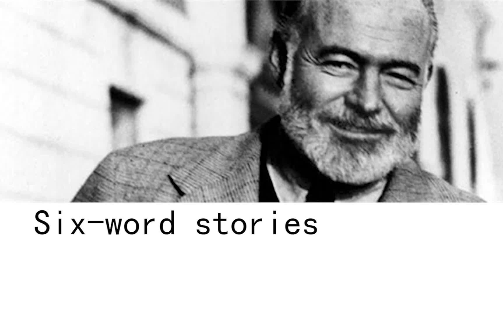 【BBC Learning English】6 minute english 080409 Six-word stories_哔哩哔哩 ...