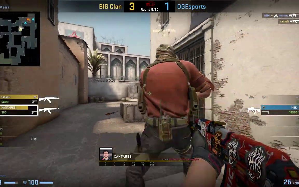 【CSGO】POV BIG XANTARES (24/16) vs OG (de_dust2)_哔哩哔哩_bilibili