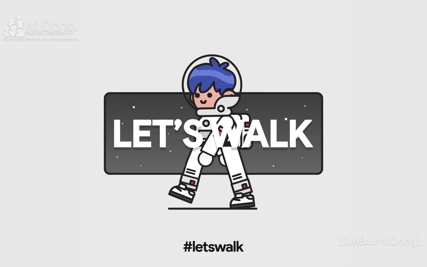 Let's Walk deekay MG 动画 #MG动画 #二维动画 #AE_哔哩哔哩_bilibili