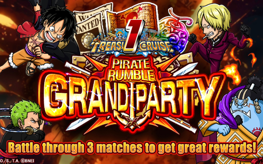 海贼祭Grand Party #Day1【OPTC宝藏巡航】-山坡上的哞哞牛-山坡上的哞哞牛-哔哩哔哩视频