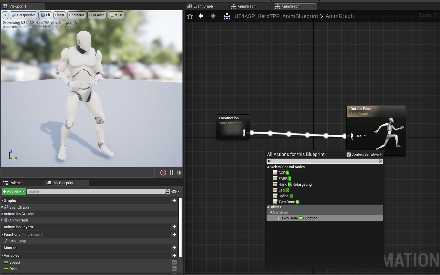 UE4 Skeletal Controls_ Spline IK_哔哩哔哩_bilibili