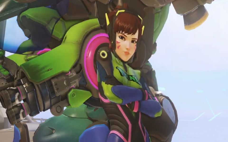 守望先锋英文版Dva新CG，官方透露新皮肤_哔哩哔哩_bilibili